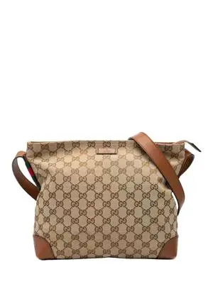 Gucci Gg Canvas Web Crossbody Bag 2000-2015 - Brown