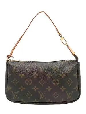 LOUIS VUITTON 2001 Monogram Pochette Accessoires - Brown
