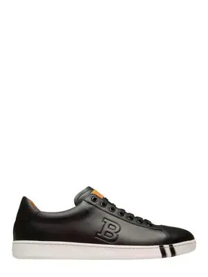Bally Asher Leather Sneakers - Black
