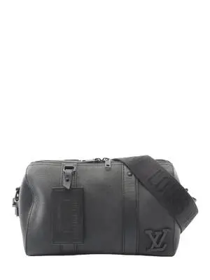 LOUIS VUITTON 2010-2026 Aerogram City Keepall Crossbody Bag - Black