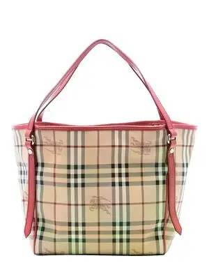 Burberry Haymarket Check Canterbury Tote - Brown