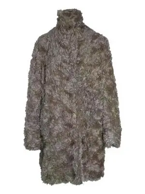 Stella McCartney Faux Fur Coat - Neutrals
