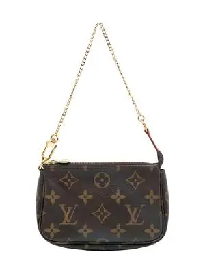 LOUIS VUITTON 2010 Monogram Mini Pochette Accessoires Handbag - Brown