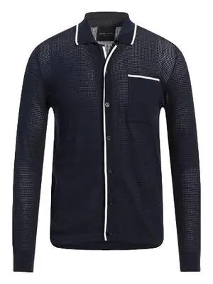 ROBERTO COLLINA Cotton Cardigan - Navy