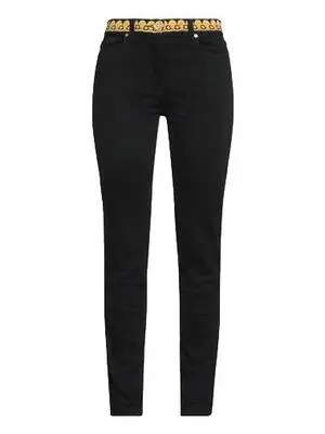 Versace Skinny Jeans With Logo - Black