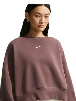 Nike Sportswear Phoenix Fleece Over-oversized Crew-neck Sweatshirt - Purple