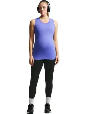 Nike One High-waisted 7/8 Maternity Leggings With Pockets - Black