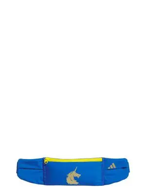 Adidas Boston Marathon 2026 Running Waist Pack - Blue / Metallic Gold / Yellow