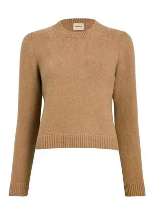 Khaite Leta Round-neck Sweater - Neutrals