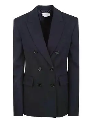 Stella McCartney Wool Double-breasted Blazer - Blue