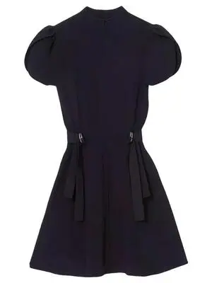 3.1 Phillip Lim Puff-sleeve Belted Mini Dress - Blue