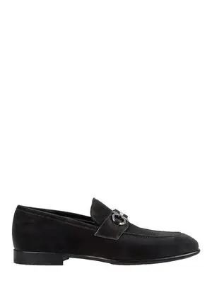 FERRAGAMO Gancini Buckle Loafers - Black