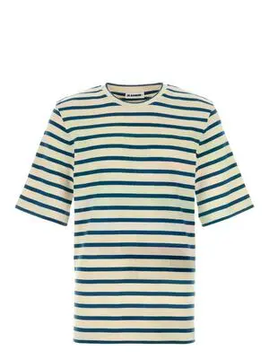 JIL SANDER Striped T-shirt - Neutrals