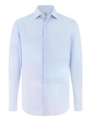 Boggi Milano Tokyo Collar Slim Shirt - Blue