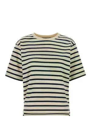 Max Mara Striped T-shirt - Neutrals