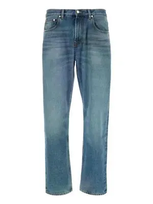 UMIT BENAN Button-fastening Straight Leg Jeans - Blue