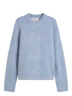 ABOUT:BLANK Alpaca Blend Crew Neck Jumper - Ice Blue