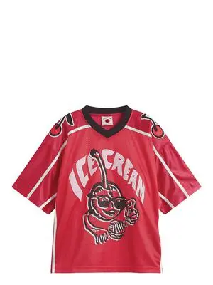 ICECREAM Cherry Football Jersey - Red