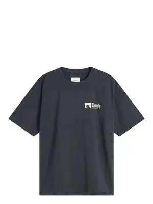 Rhude Ramatuelle Intl Racing T-shirt - Vintage Black/white/yellow