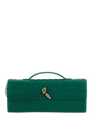 Bottega Veneta Andiamo Clutch - Green