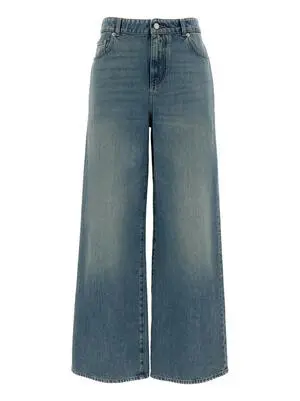 Alexander McQueen Denim Trousers - Azzurro