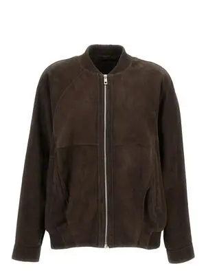 DESA 1972 Oversized Bomber Jacket - Brown