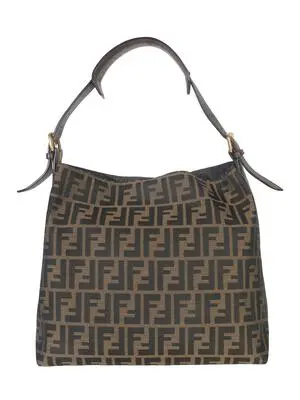 Fendi Vintage Zucca Canvas Hobo - Brown