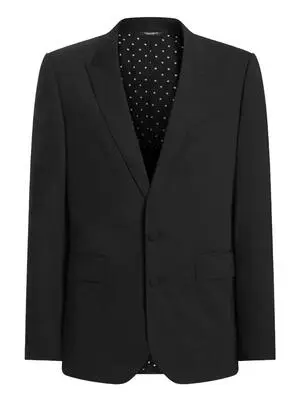 Dolce & Gabbana Button-fastening Blazer - Black