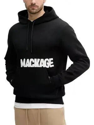 Mackage Logo-print Hoodie - Black