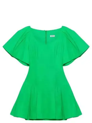 Simkhai Hattie Flared Mini Dress - Green