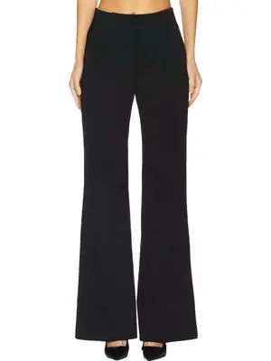 SANS FAFF Pintuck Palazzo Trousers - Black