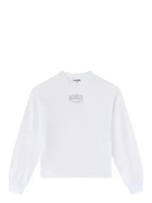 GANNI Long-sleeve T-shirt - White