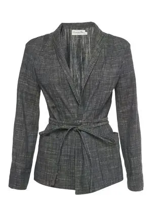Dior Wrap Blazer - Blue