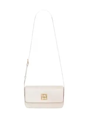 ANINE BING Elly Logo-plaque Crossbody Bag - Neutrals