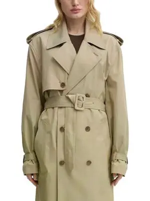Filippa K Belted Double-breasted Trench Coat - Neutrals