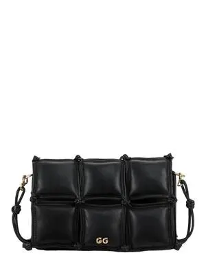 Cult Gaia Quilted Crossbody Bag - Black