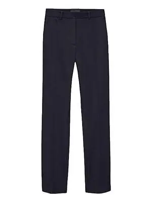 JOSEPH Slim-fit Stretch-woven Trousers - Navy