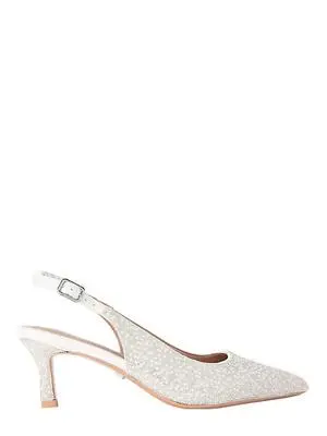 Carvela Corletta Pearl-embellished Slingback Courts - White