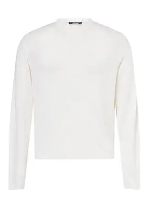 Jacquemus La Maille Romarin Long-sleeve Knit Top - Off White