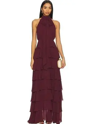 LOVERS AND FRIENDS Maddison Gown - Wine