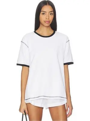AYA MUSE Waffle T-shirt - White