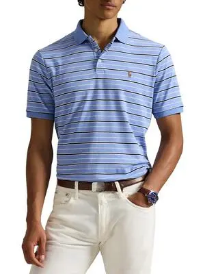 Polo Ralph Lauren Classic Fit Stripe Cotton Polo - Fall Blue Multi