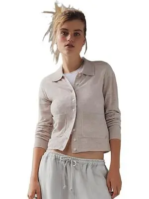 Free People Soft Focus Cardi - Dust Storm