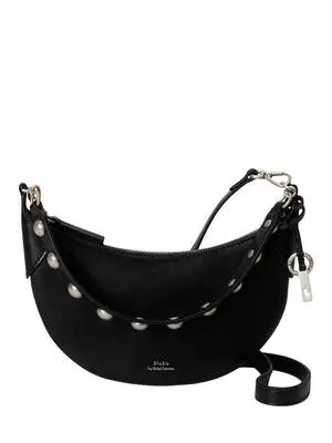 Polo Ralph Lauren Polo Id Studded Leather Crossbody Bag - Black