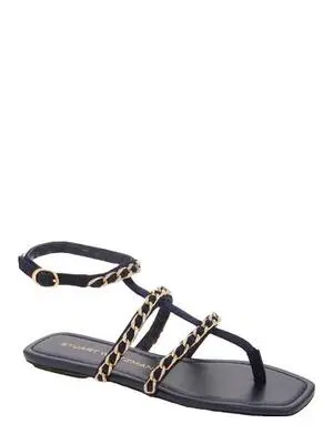 STUART WEITZMAN Soluxe Crystal Sandal - Nice Blue