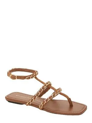 STUART WEITZMAN Soluxe Crystal Sandal - Toasted Almond