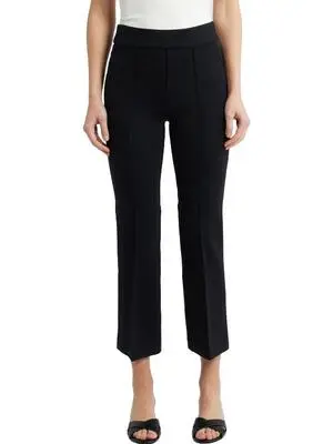 Spanx Ponte Pintuck Kick Flare Pants - Classic Black
