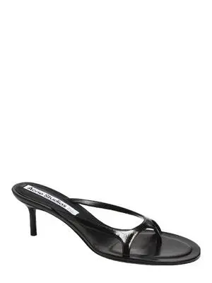Acne Studios Kitten Heel Thong Sandals - Black