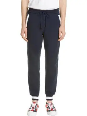 Thom Browne Contrast Pocket Cotton Sweatpants - Navy