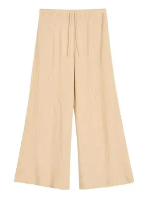 BY MALENE BIRGER Pisca Weave Wide-Leg Trousers